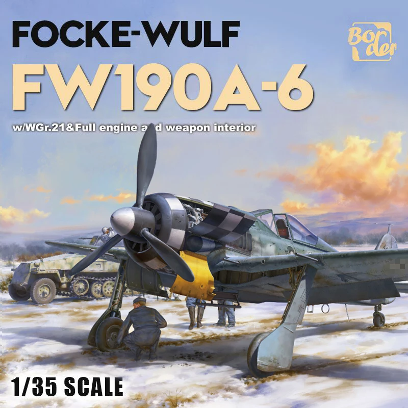 Border-Model-Assembly-Aircraft-Scale-Model-Kit-BF-003-FW190-A6-Butcher ...