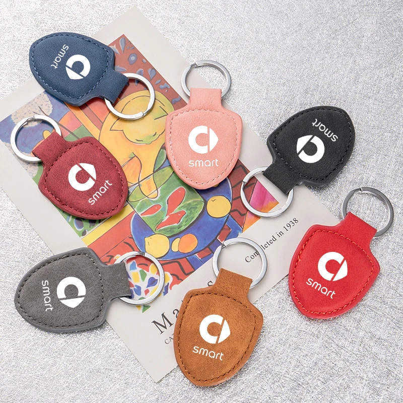 Car-Key-Chain-Leather-Keying-Key-Ring-Men-Women-Gift-Keychain-Holder ...