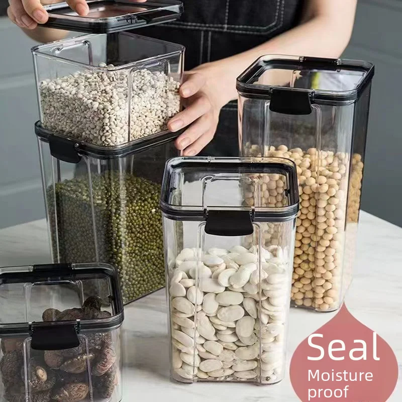 5-grains-Sealed-Container-Home-Kitchen-Storage-Box-Food-Grade ...