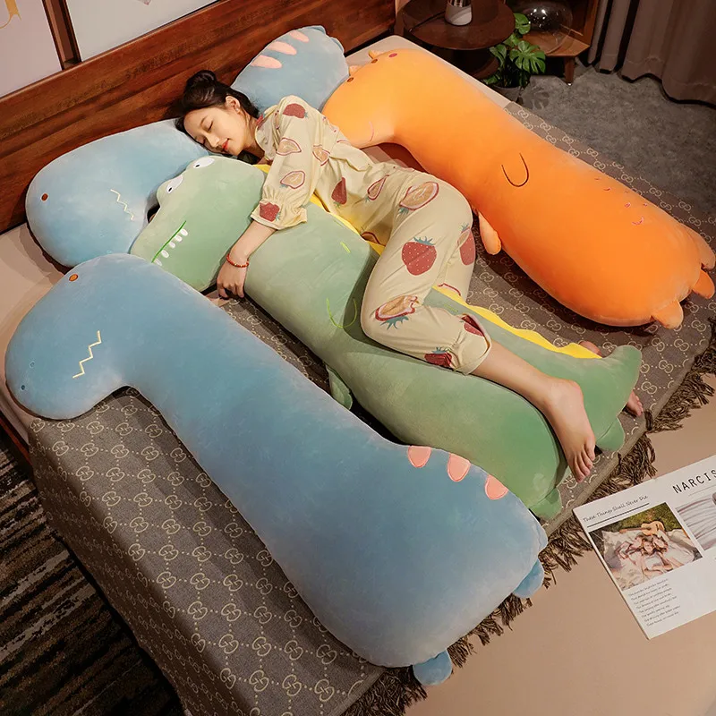 Cute-Cartoon-Animal-Long-Sleeping-Pillow-Squishy-Plush-Toys-Stuffed ...