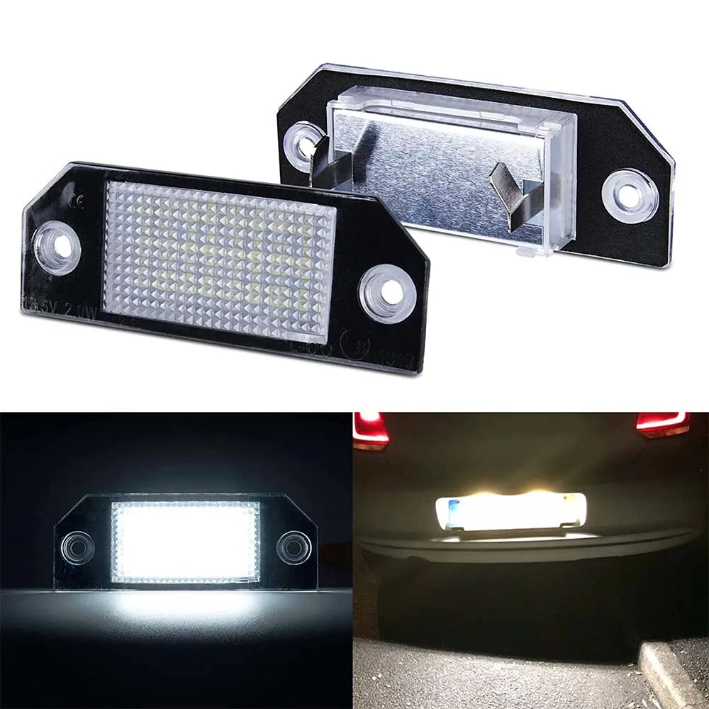 12V-LED-Car-License-Plate-Lights-Number-Tail-Lamp-Assembly-2003-2007 ...