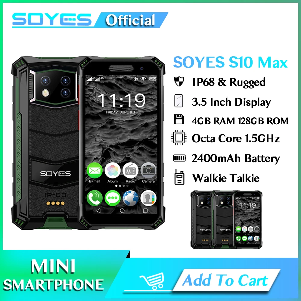 SOYES-S10-MAX-Mini-Rugged-Smartphone-4GB-RAM-64GB-128GB-ROM-Octa-Core ...