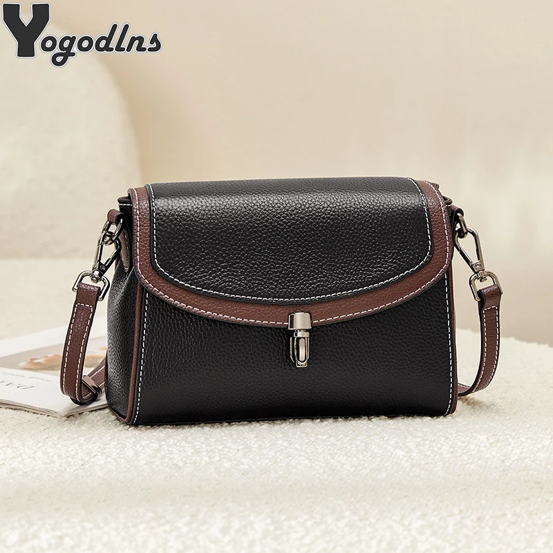 Women-Fashion-Solid-Color-Shoulder-Handbags-Female-Simple-PU-Leather ...