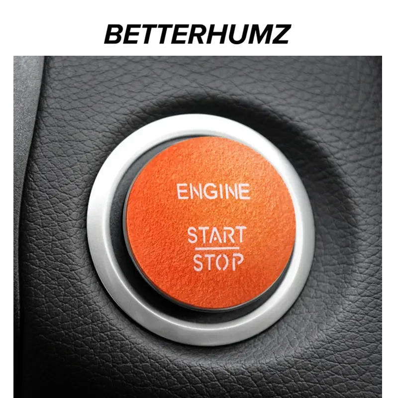 Car Engine Ignition Start Stop Button Sticker For Mercedes A CLA GLA C ...