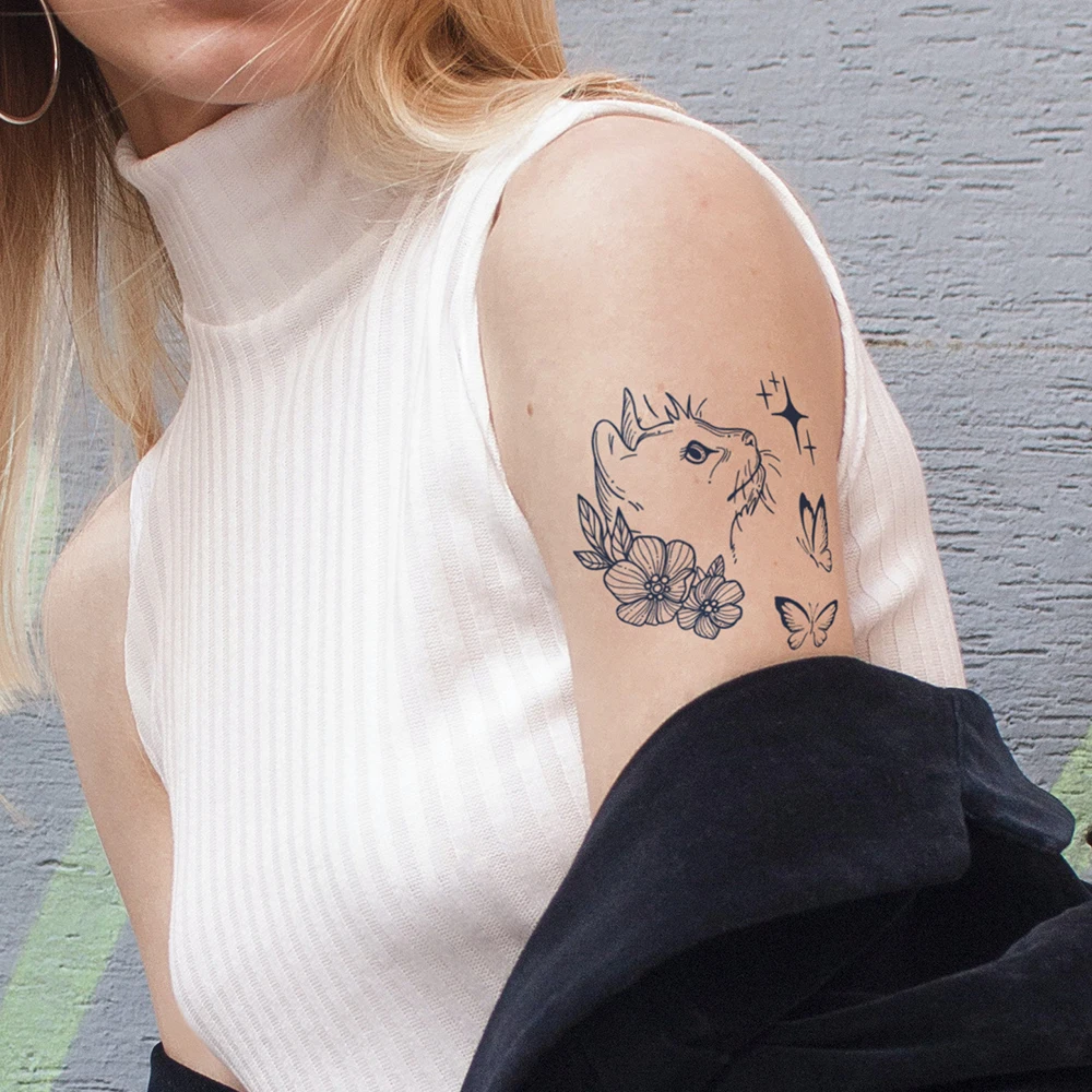 Babymeisje Engel Tatoeages Sap Tattoo Semi Permanente Waterdichte