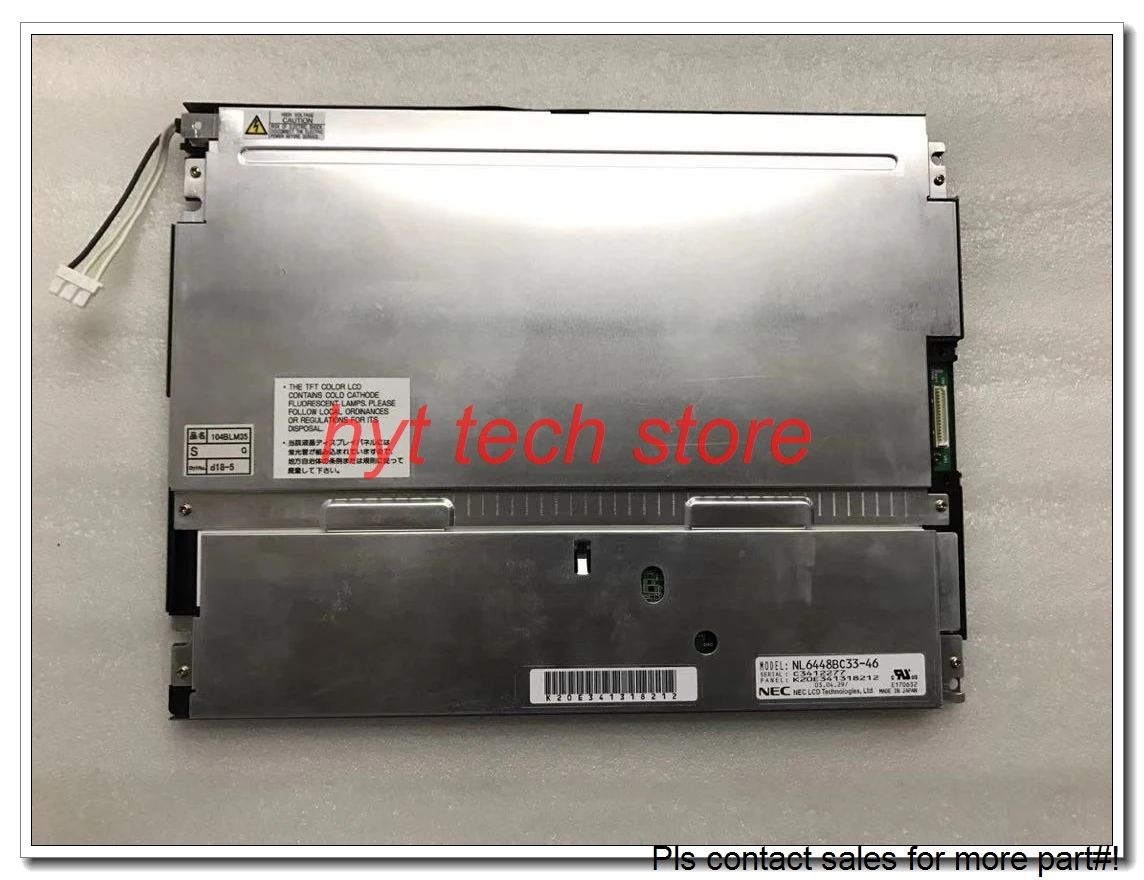Supply NL6448BC33-46 10.4 inch Industrial LCD Panel, 640*480,Original ...