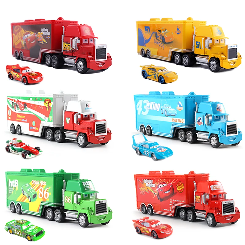 Disney-Pixar-Cars-2-3-Toy-Set-Lightning-Mcqueen-Cruz-Ramirez-Mack-Uncle ...
