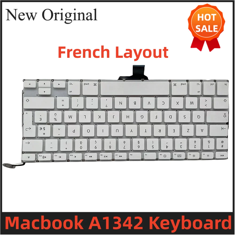 A1342 Keyboard French France FR Layout for Macbook 13'' A1342 EMC 2350 ...