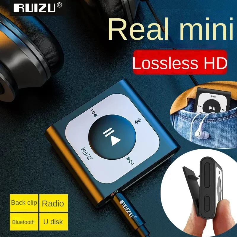 Music Player RUIZU X66 Sportmp3 Player Bluetooth Clip Mini Pedometer ...