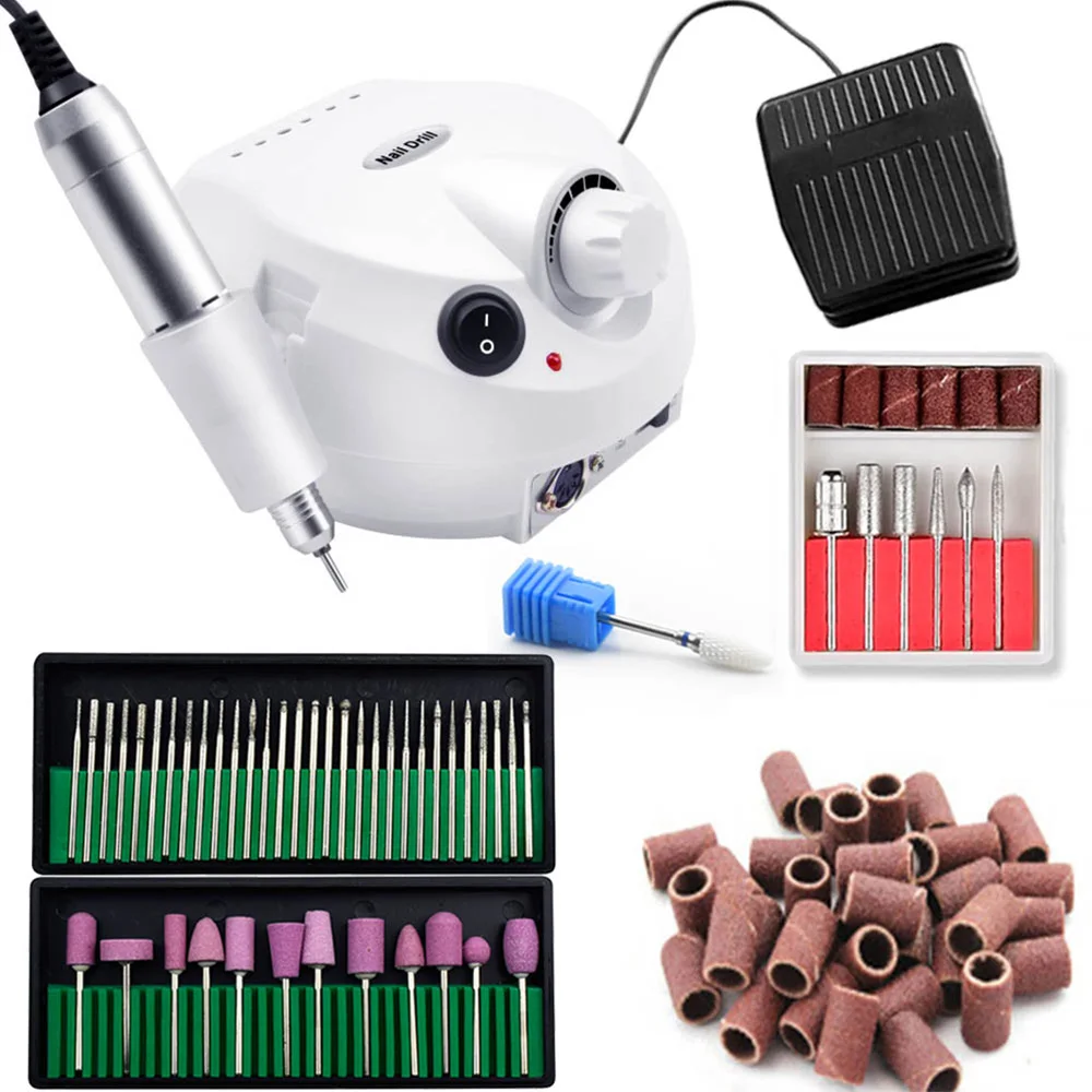 Pro 35000RPM Nail Master Electric Nail Drill Machine Manicure Machine ...