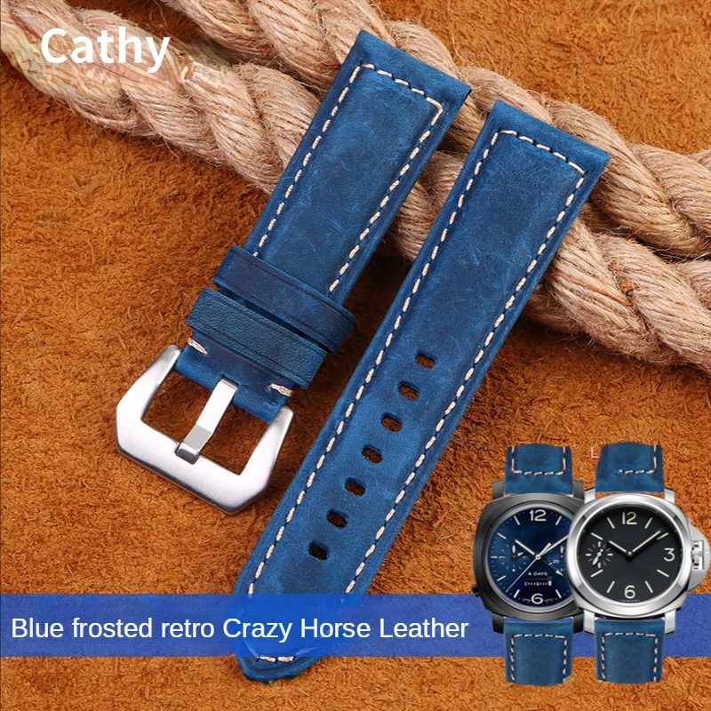 Genuine-Leather-Watch-Strap-for-Panerai-Pam1135-1074-441-DIESEL-Dz7414 ...