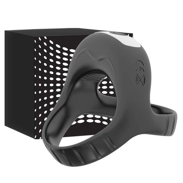 Vibrator Penis Perineum Sex Toys for Men Silicone Cock Rings Testicle ...