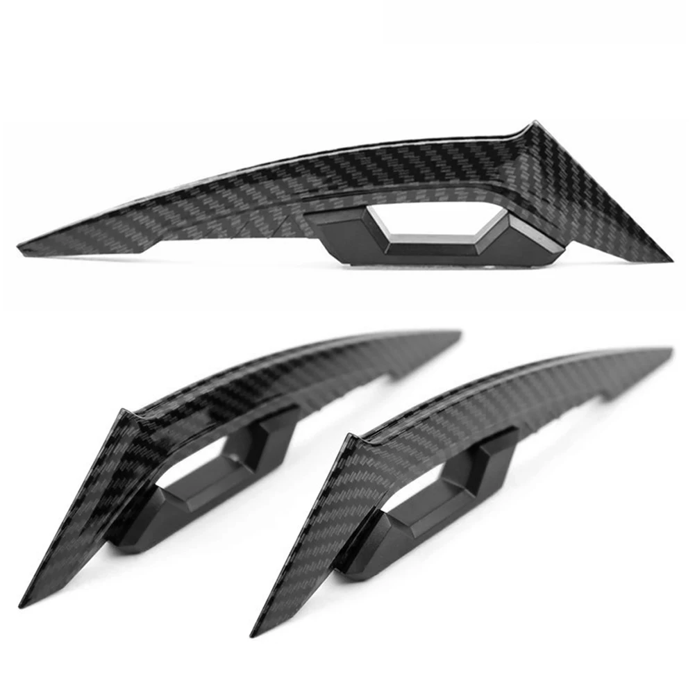 2Pcs Motorcycle Winglets Front Side Spoiler Aerodynamic Wing Set Fixed ...