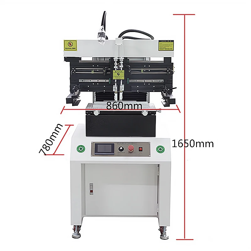 Semi-auto SMT Stencil Printer/PCB Screen Printing Machine Logo Silk ...