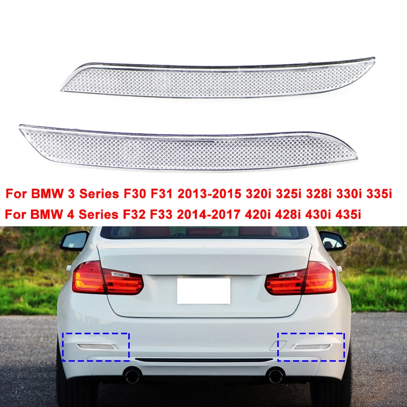2pcs-set-Car-Rear-Bumper-Reflector-Lens-for-BMW-3-4-Series-F30-F31-F32 ...