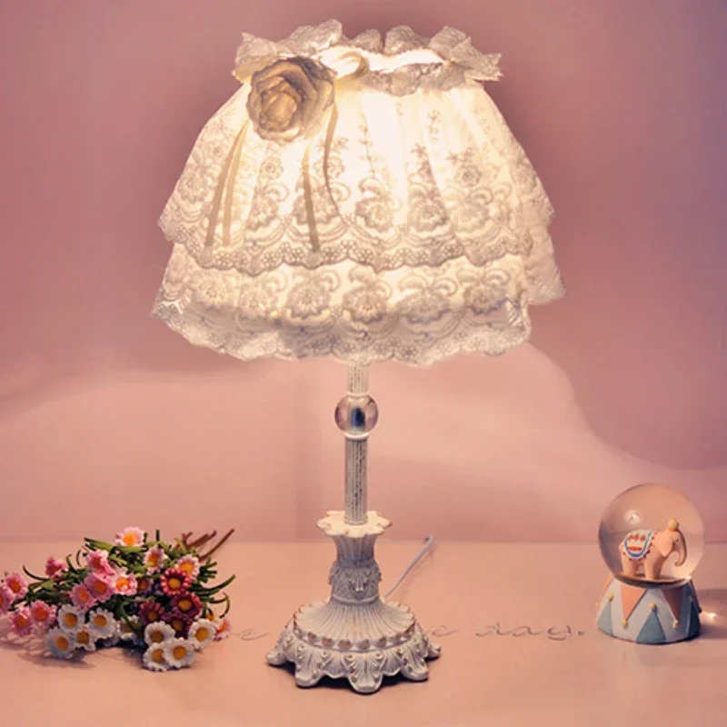 Criativo-Lovely-Girl-Heart-Ins-Lace-Desk-Lamp-Franc-s-Nordic-Home ...