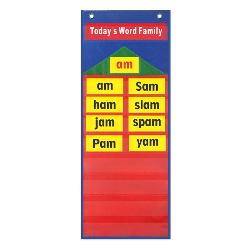 Word-Building-Center-Pocket-Chart-with-217-Cards-for-Kindergarten ...
