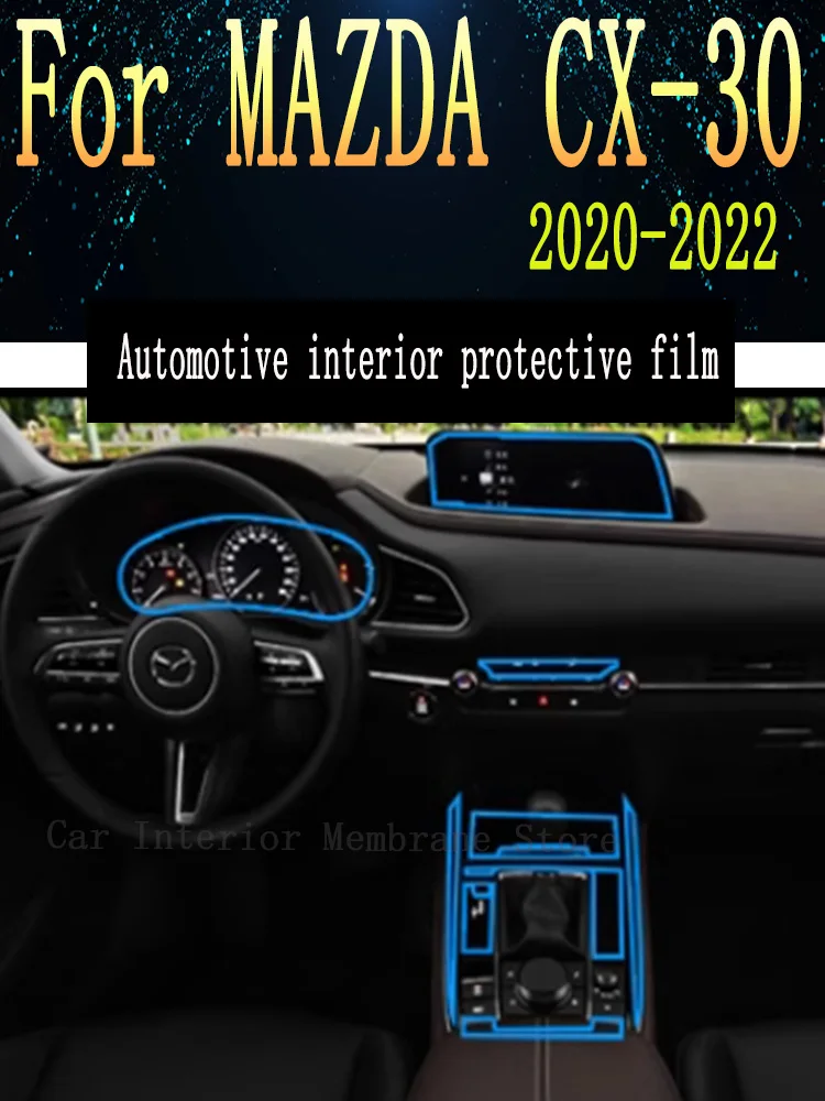 Dla Mazda CX30 CX-30 2020 2021 2022 Panel skrzyni biegów Nawigacja ...