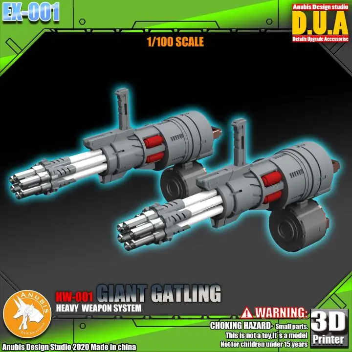 Аксессуары для модели ANUBIS EX-001/EX-002 MG 1/100 RE Mr.R Dual Giant ...