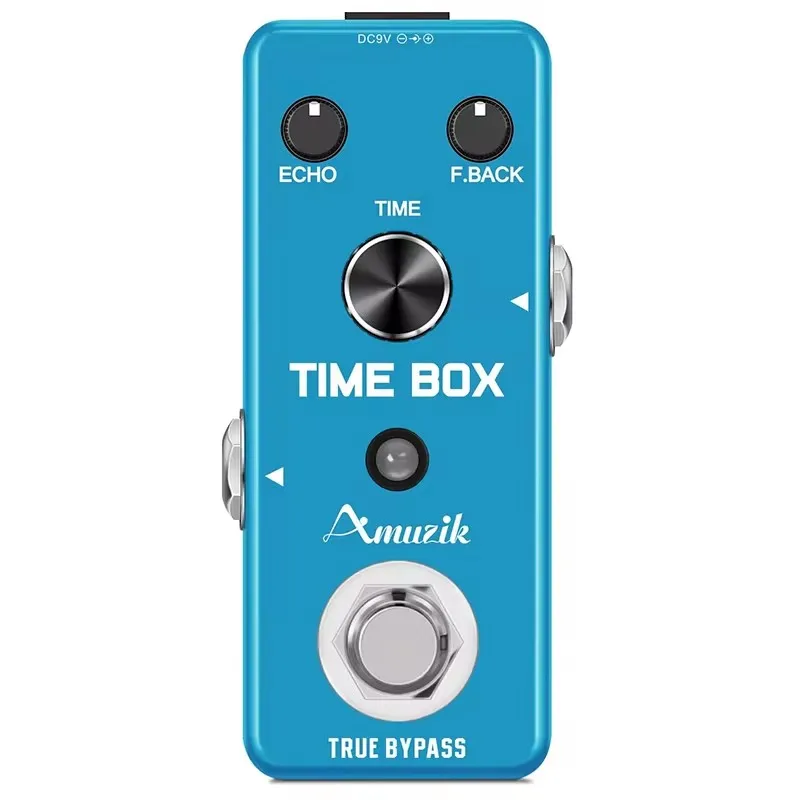 Amuzik-Guitar-Pedal-Delay-Box-Bass-Echo-Effects-Pedals-Time-Box-Vintage ...