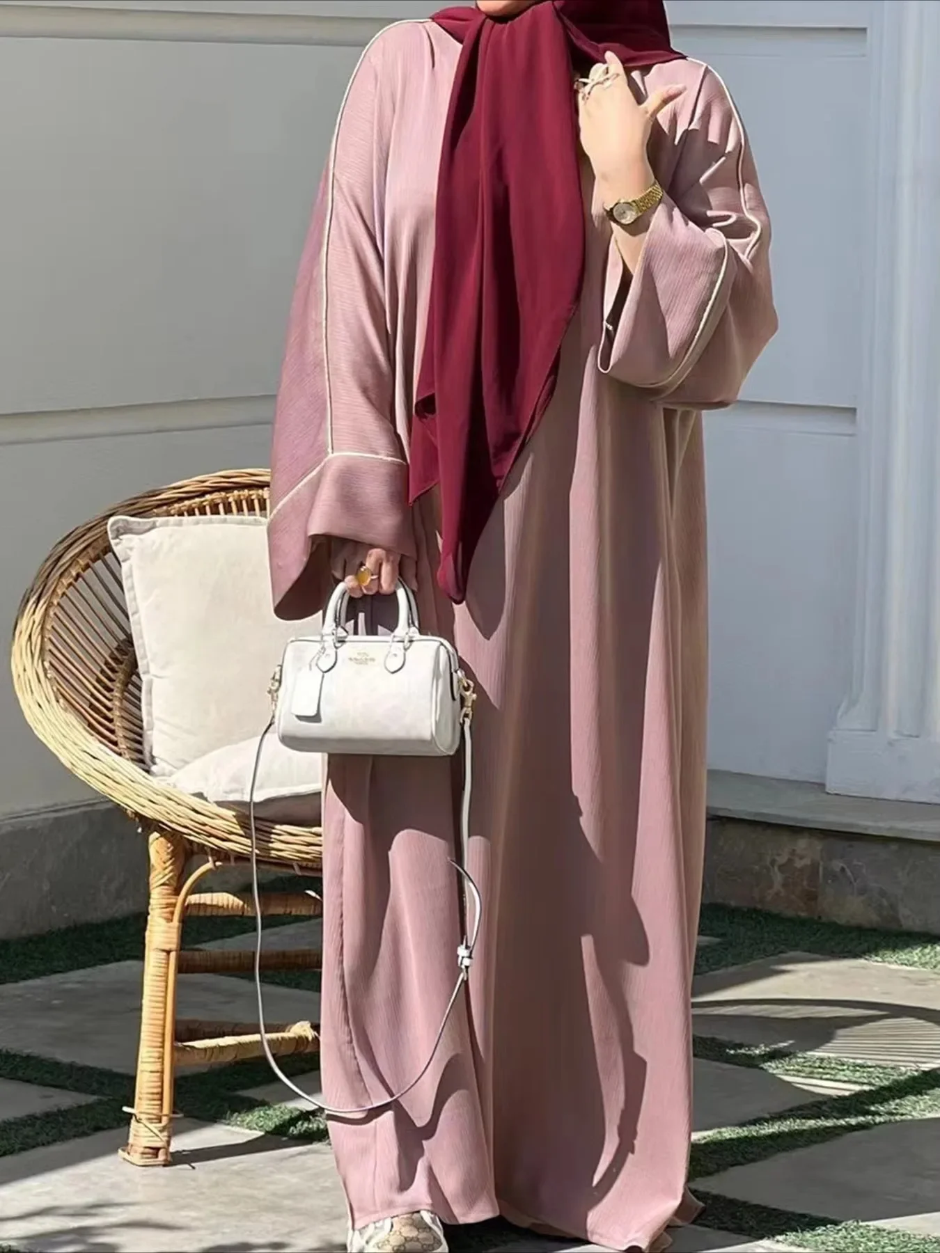 Muslim Women Dress Abaya Eid 2025 Morocco Kaftan Vestidos Largos Saudi ...