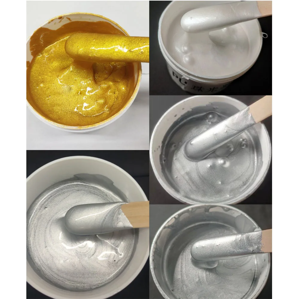 Free-Ship-100G-Water-Based-Imitation-Hot-Gold-Paste-Silver-Ink-Screen ...