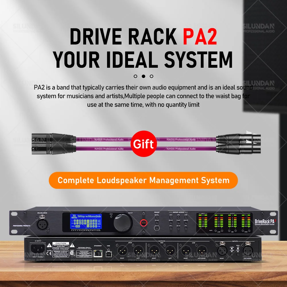 Driver-Rack-PA2-260-VENU360-2-Input-6-Output-Stage-Audio-Processor-Original-Software-Audio ...