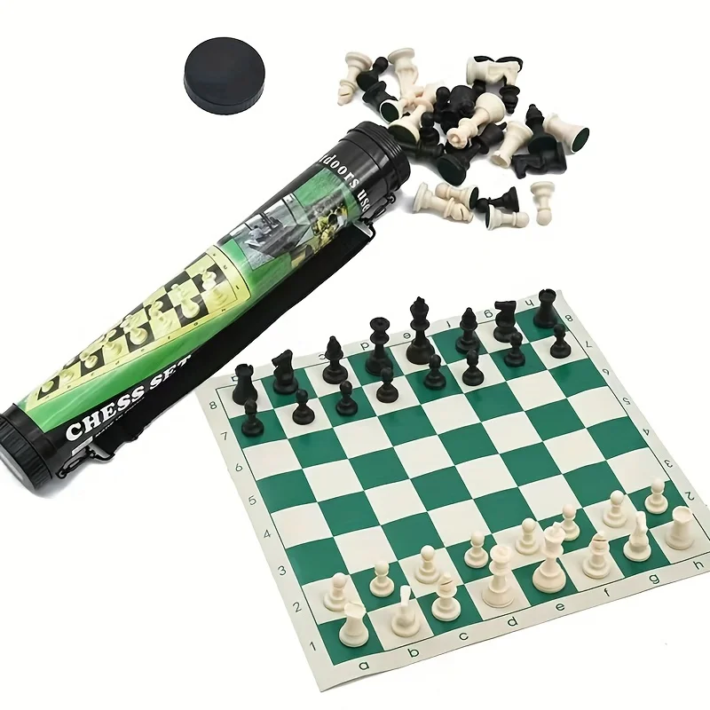 Medium Portable Travel Chess Matt Board Set - Sokogala E-commerce