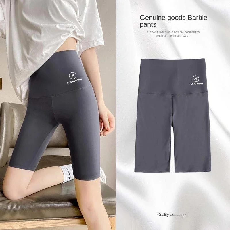 Cal-a-feminina-de-cintura-alta-shorts-de-cinco-minutos-roupa-externa ...