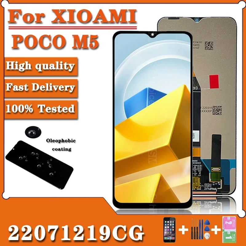 6-58-Original-m5-LCD-For-Xiaomi-Poco-M5-22071219CG-LCD-Display-Touch ...