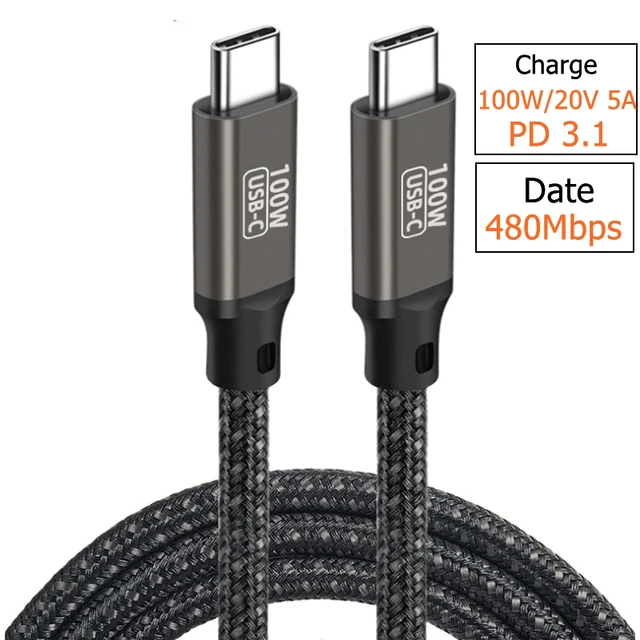 USB4 Cable 8K@60Hz Type C Gen3 40Gbps Cables 240W Fast Charge ...