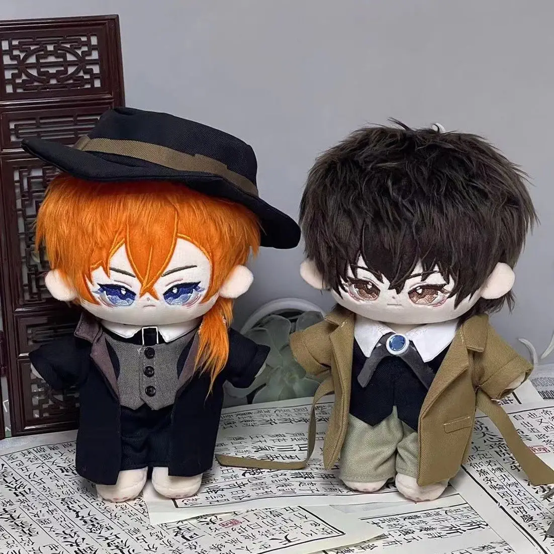 20cm-Dress-up-Plush-Doll-COS-Bungou-Stray-Dogs-Dazai-Osamu-Chuuya ...
