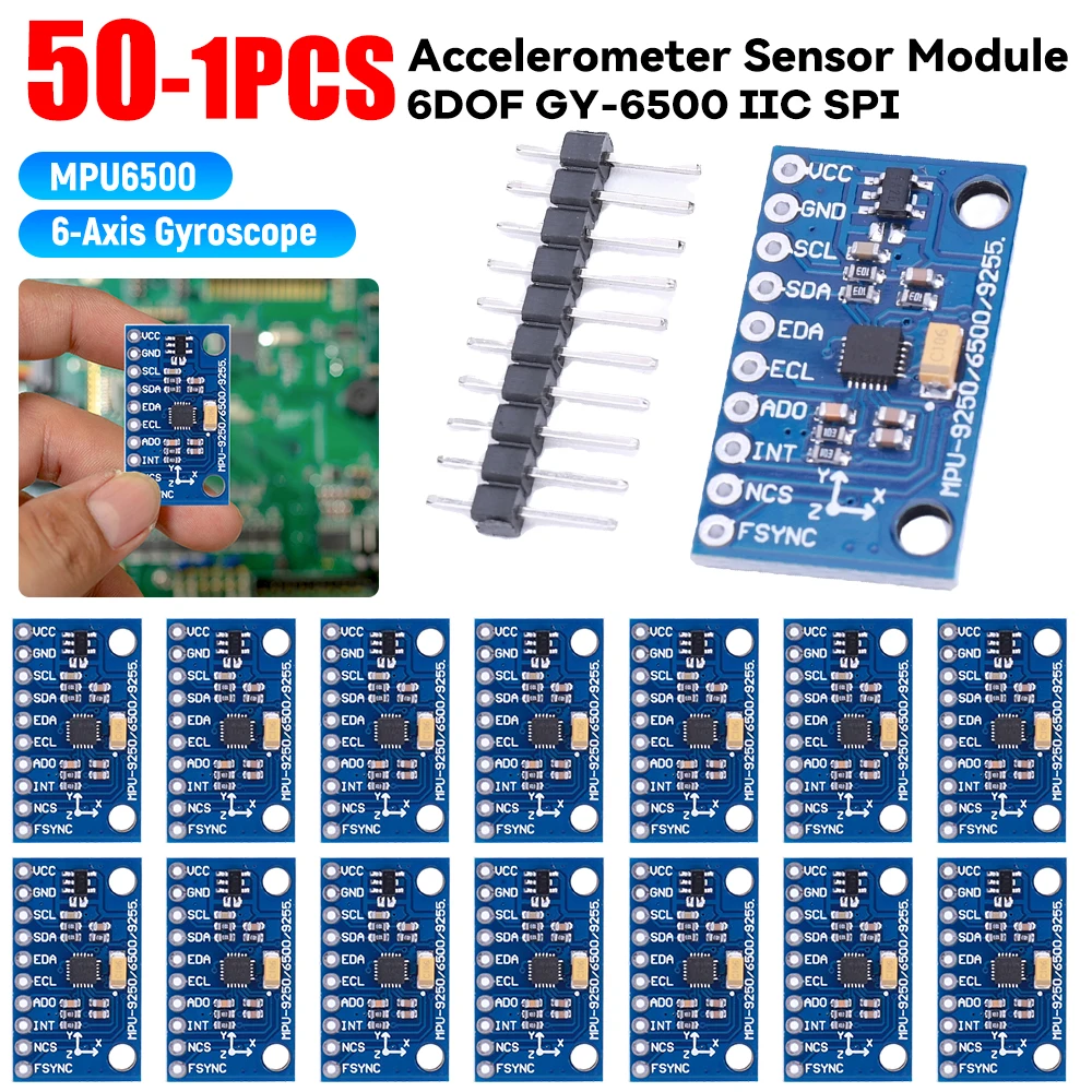 MPU6500-6-Axis-Gyroscope-Accelerometer-Sensor-Substituir-MPU6050-GY ...