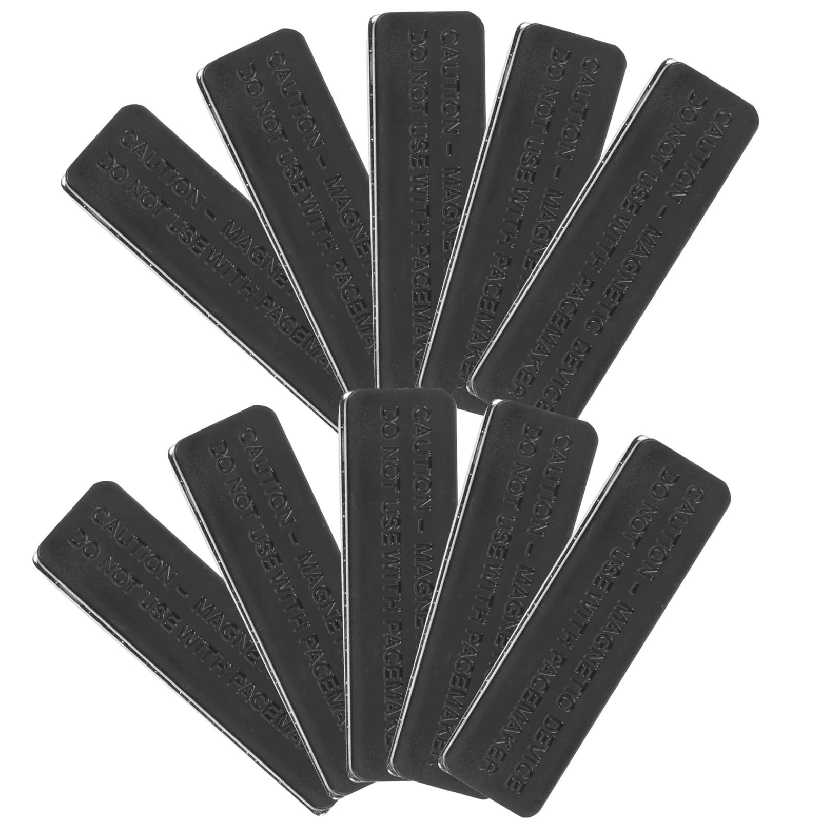 10 Pcs Labels Name Tags Clips Label Tags Plastic Name Magnet Backs
