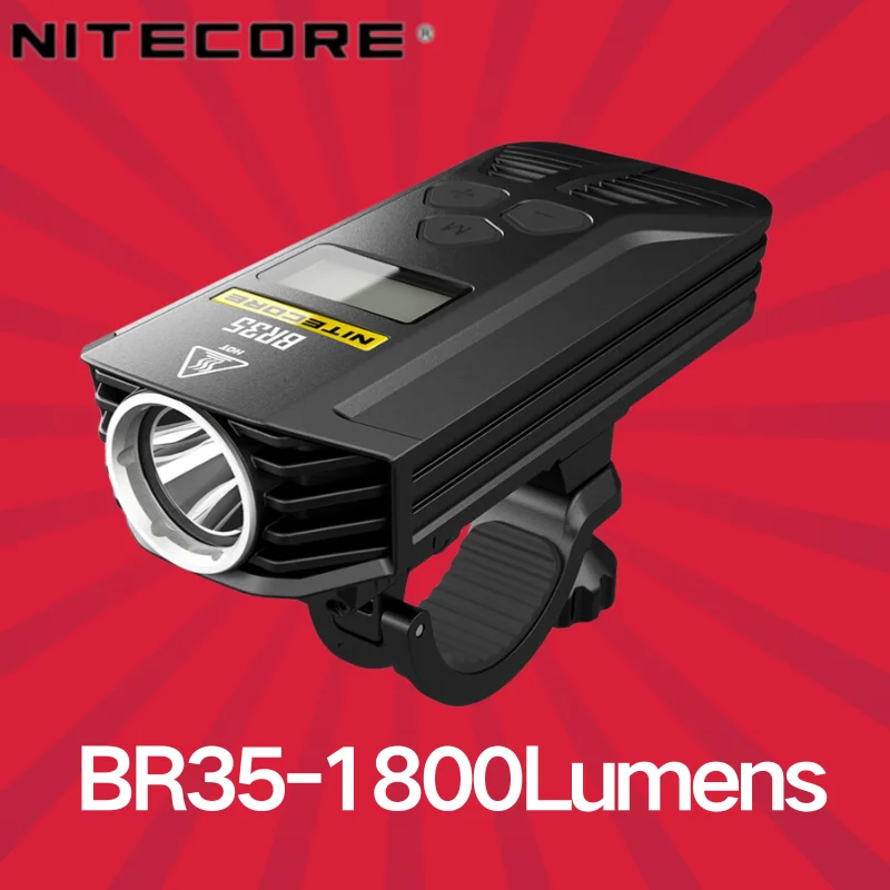 NITECORE-BR35-Remote-Switch-Bike-Light-1800Lumens-Rechargeable-Bicycle ...