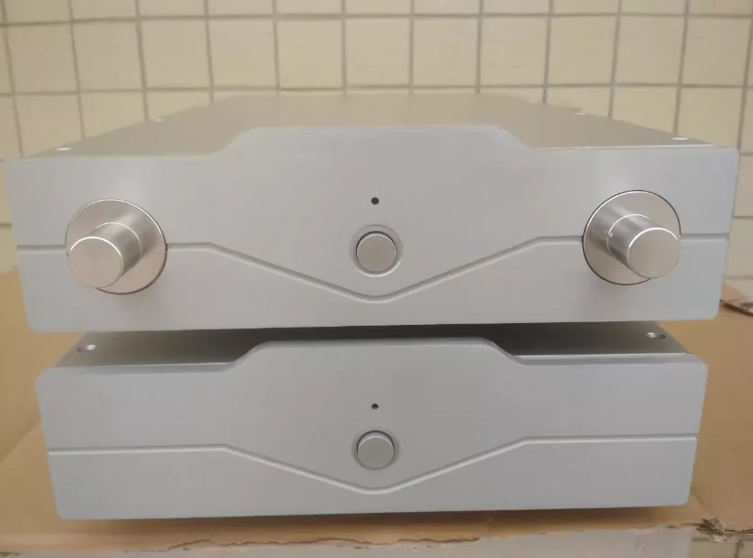 300B-All-aluminum-amplifier-chassis-Preamplifier-case-AMP-Enclosure-DIY ...