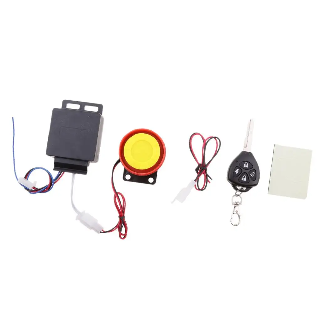 12v-Universal-Motorcycle-Security-Alarm-System-Remote-Control-for ...