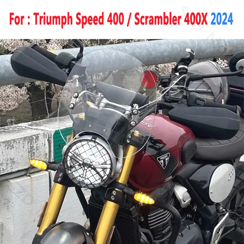 Speed400 WindScreen For Triumph Speed 400 Scrambler 400X 400 X 2024 ...