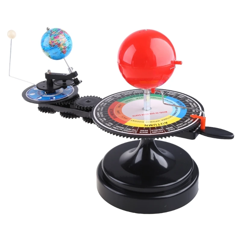 Solar-System-Model-Rotating-Solar-System-Earth-And-Moon-Around-The-for ...