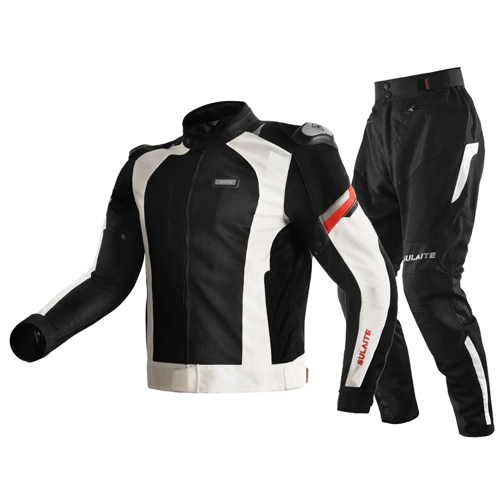 White Mesh Motorcycle Jackets