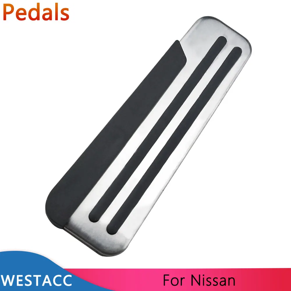 Stainless Steel Car Dead Pedal Foot Rest Pedal Cover for Nissan March ...