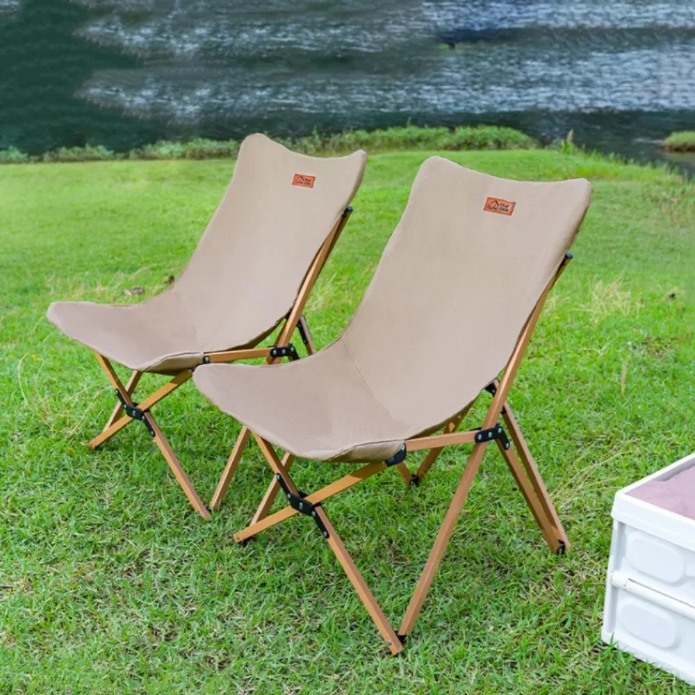 Folding Chair Outdoor Camping Butterfly Recliner Camping Portable ...