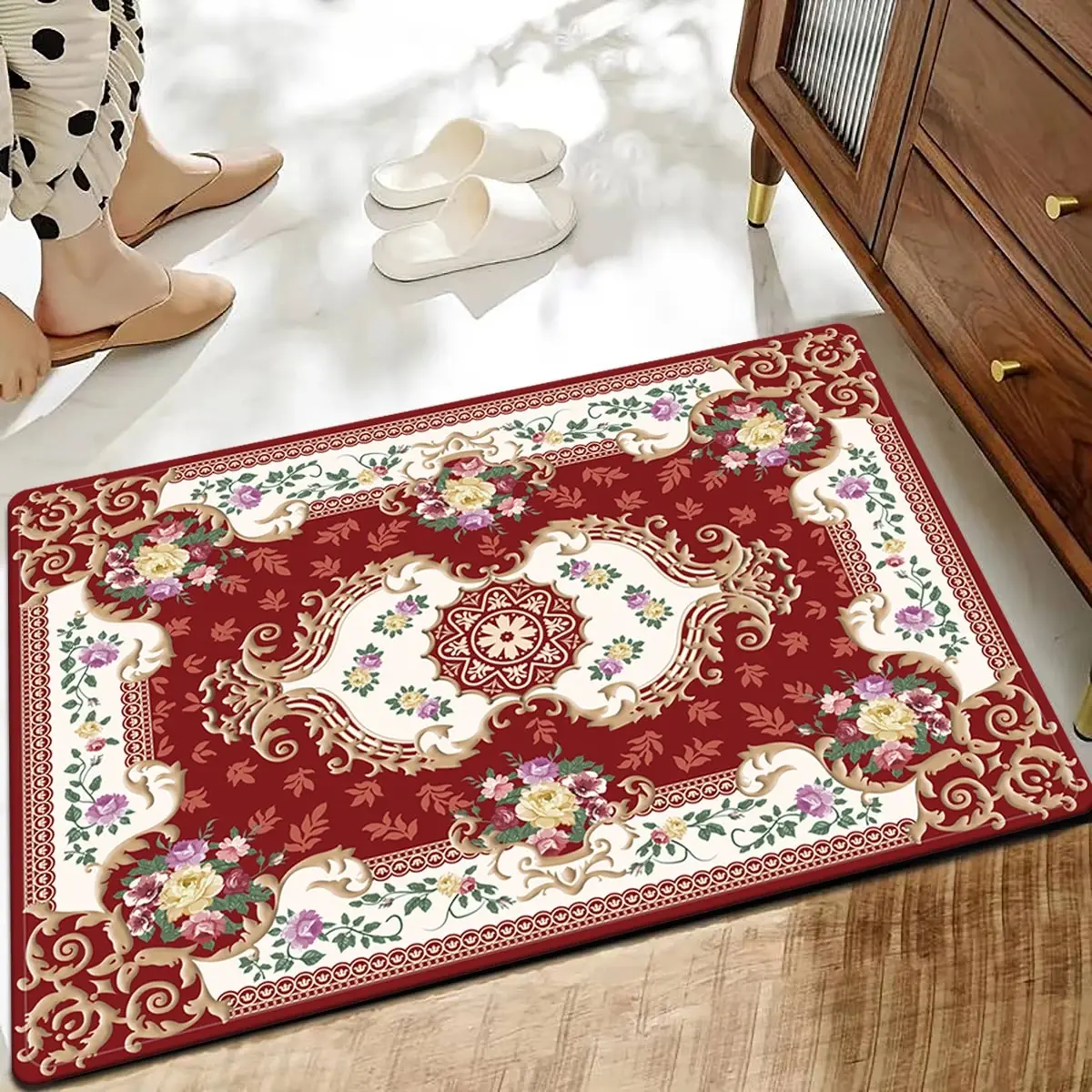 1pc-Persian-Anti-fatigue-Kitchen-Mat-Vintage-Boho-Anti-Slip-Absorbent ...