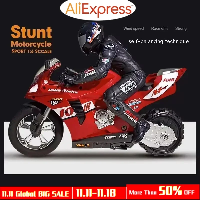 Rc-Stunt-Racing-Motorcycle-High-Speed-Tilt-Drift-Rotation-Remote ...