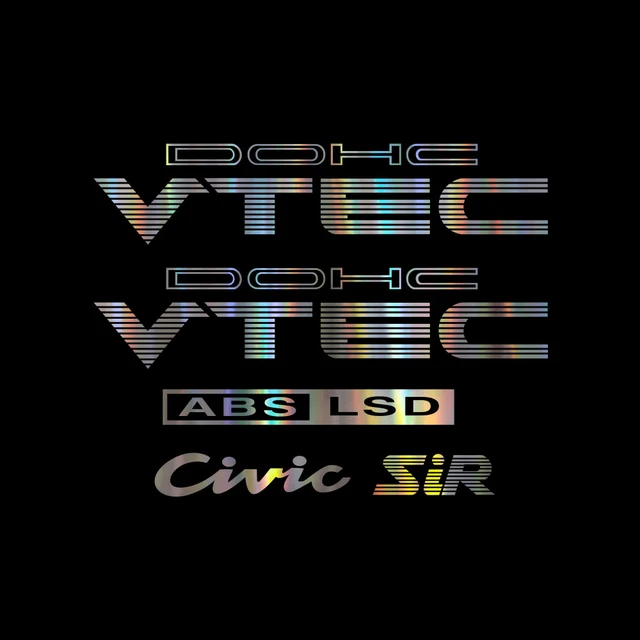 Jdm Vtec Warning Stickers