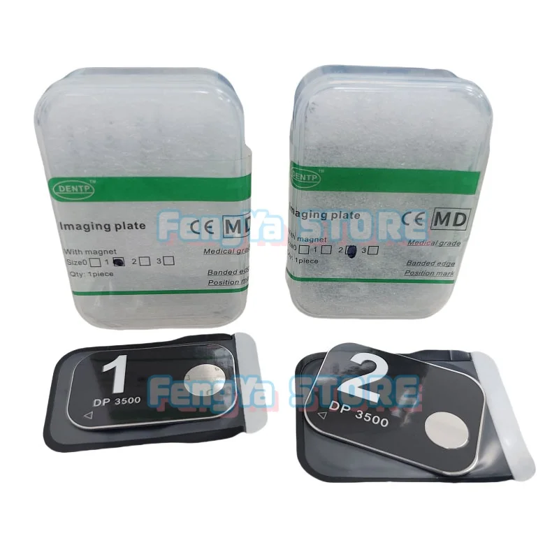 Size 0 1 2 3 Dental Phosphate Plate X-Ray Scanner Imaging Plate With/No ...