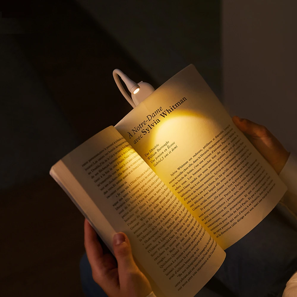 Mini-Luz-de-libro-port-til-con-Clip-luces-nocturnas-carga-Usb-Led ...
