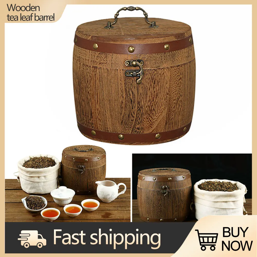 1pcs-Antique-Wooden-Storage-Box-Tea-Leaf-Coffee-Flour-Beans-For-Home ...