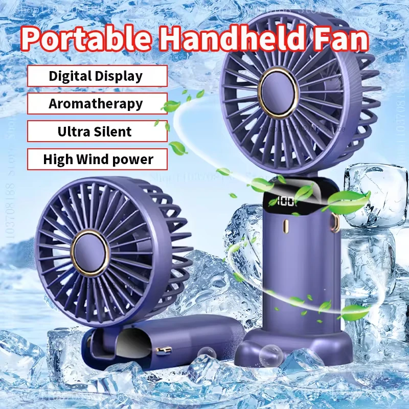 Portable-USB-Rechargeable-Handheld-Mini-Fan-4000mAh-High-Capacity-With ...