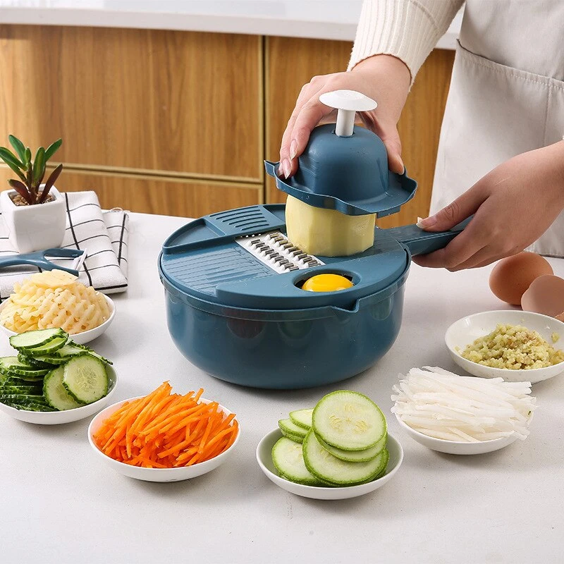 Multi Function Salad Uten Vegetable Chopper Carrots Potatoes Manually ...